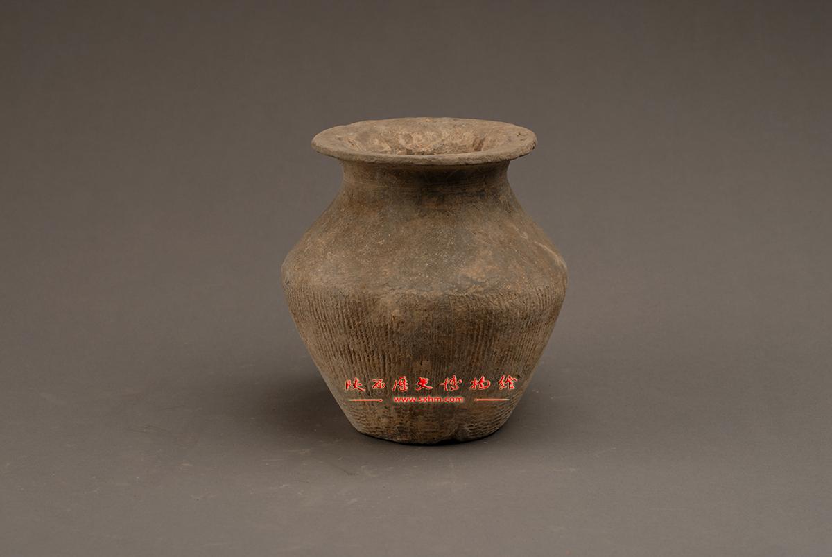 西周灰陶罐 陕西历史博物馆 西周 灰 陶罐