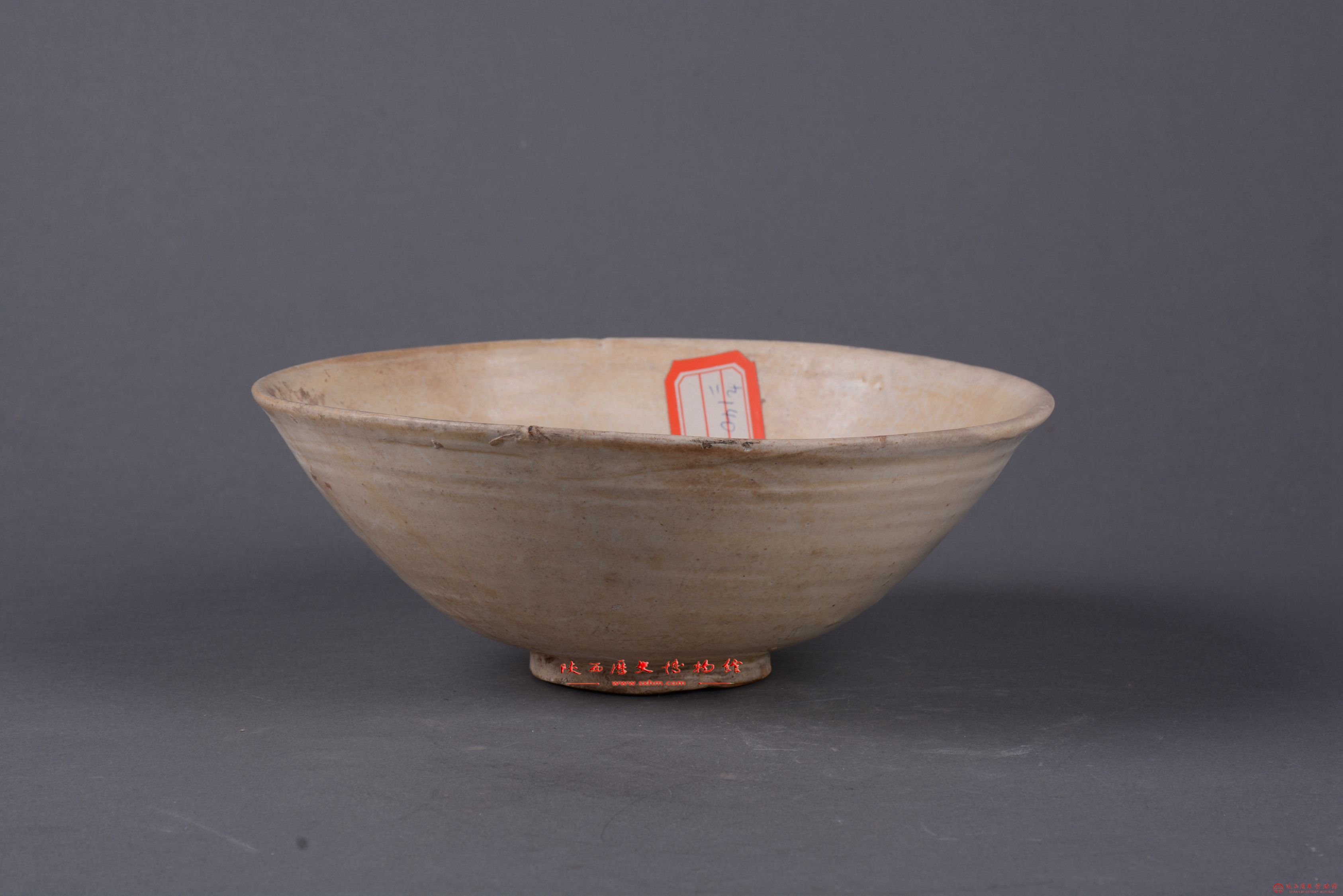 唐白釉大瓷碗_陕西历史博物馆_唐,白釉,大,瓷碗